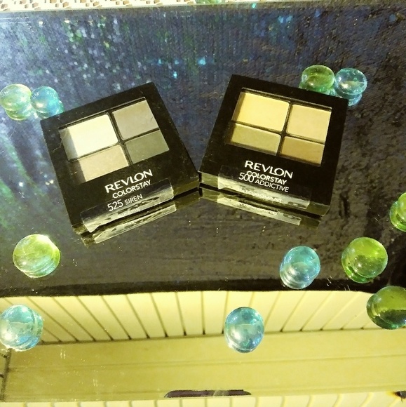 Revlon | Makeup | 2 Complimenting Revlon Colorstay Eyeshadow Quad ...